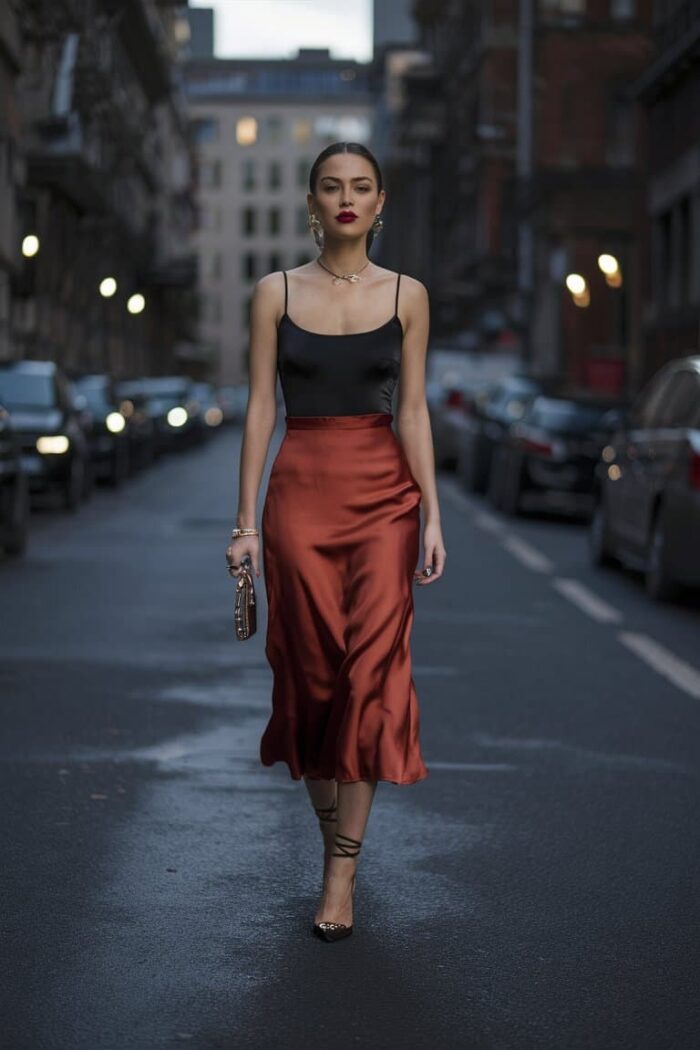 15 Fabulous Leather Skirt Outfit Ideas to Rock Your Style - TOPGURL